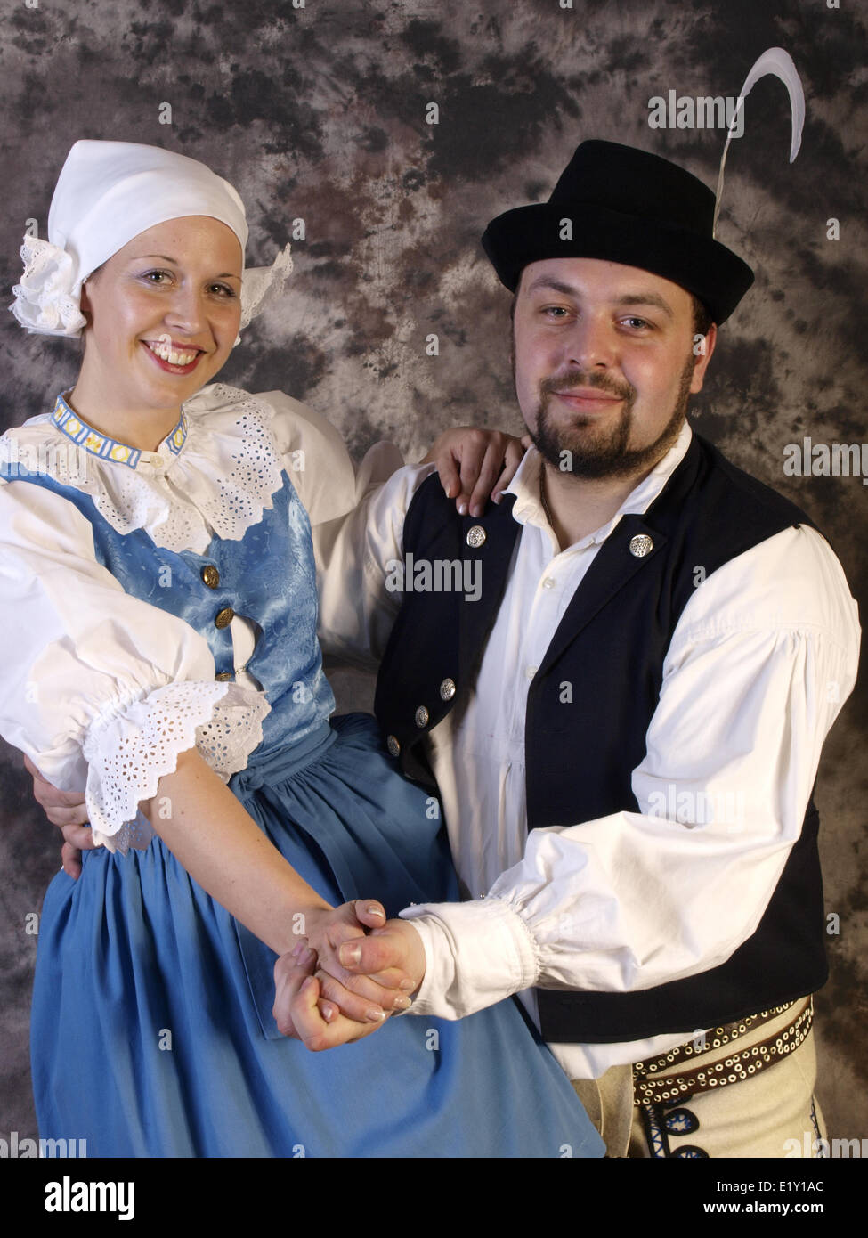 portrait of a man in folk costume Stock Photo - Alamy