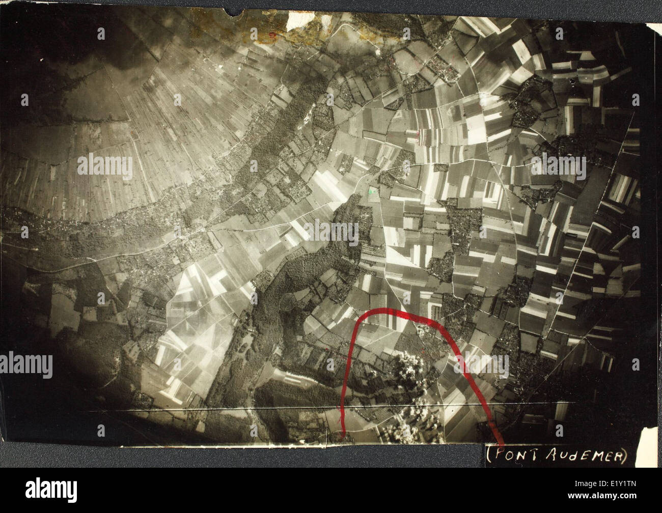 This reconnaissance photo, taken between 1941 and 1945, captures ...
