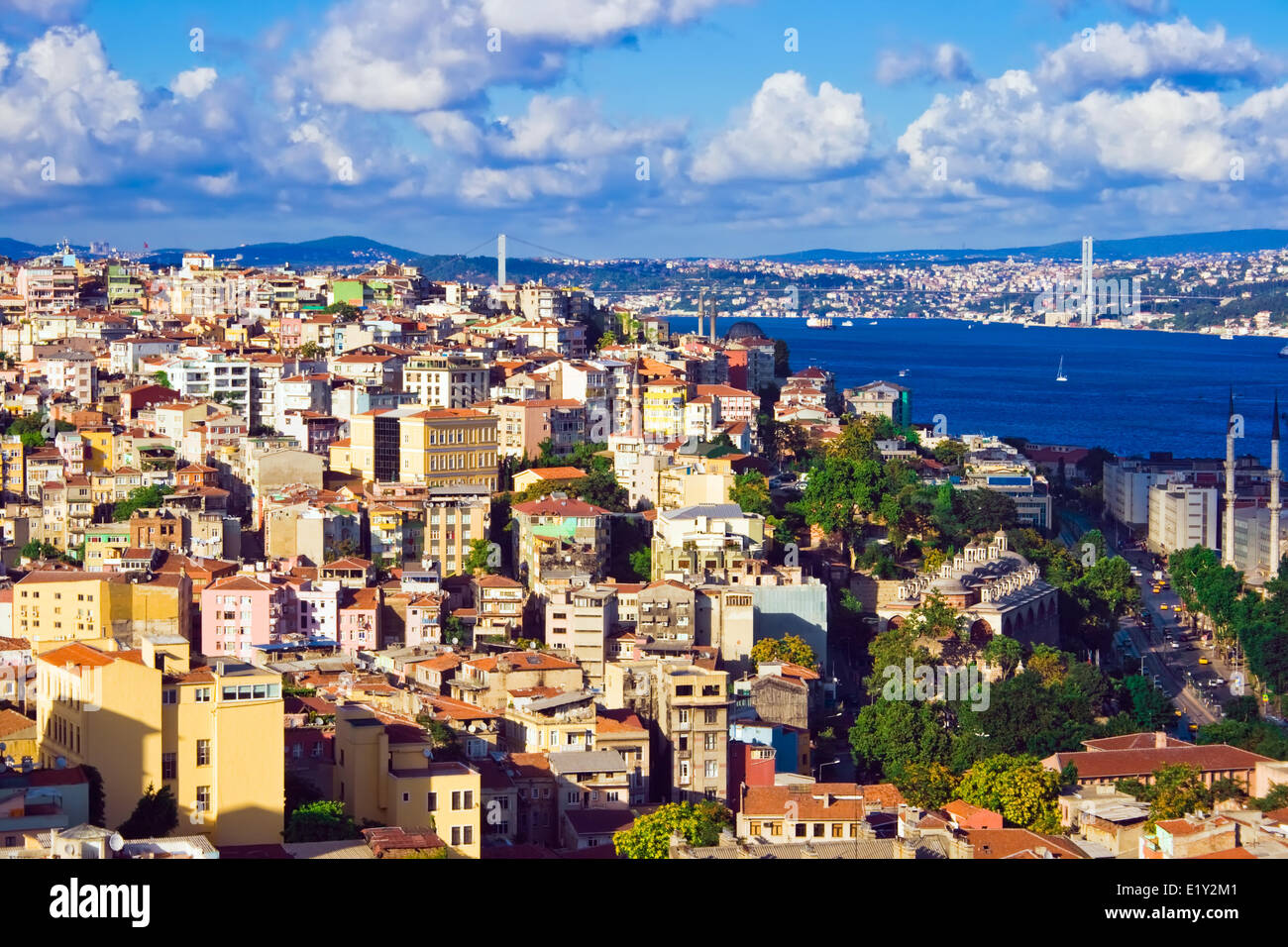 Istanbul and Bosphorus panorama Stock Photo - Alamy