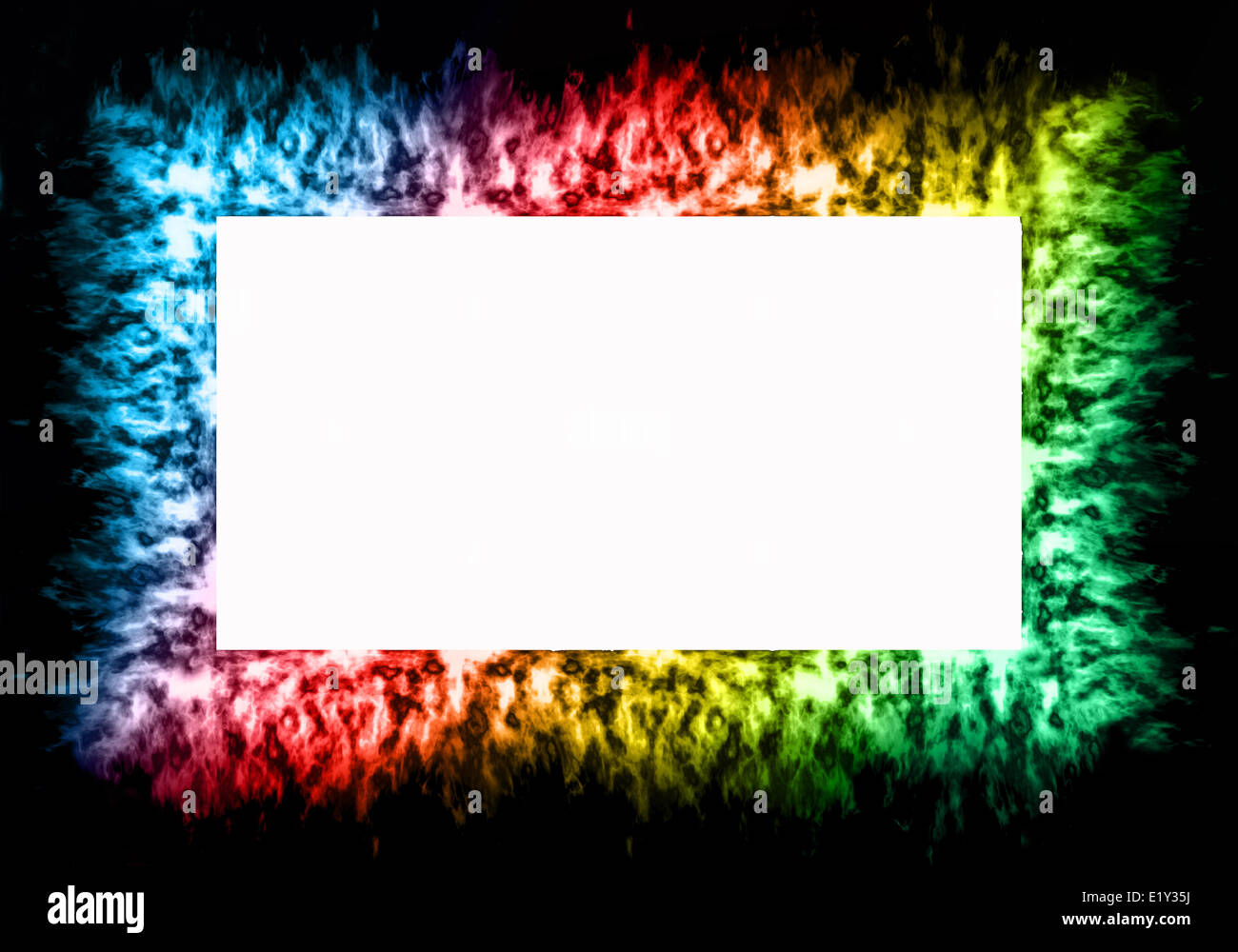 spectral fire frame Stock Photo - Alamy
