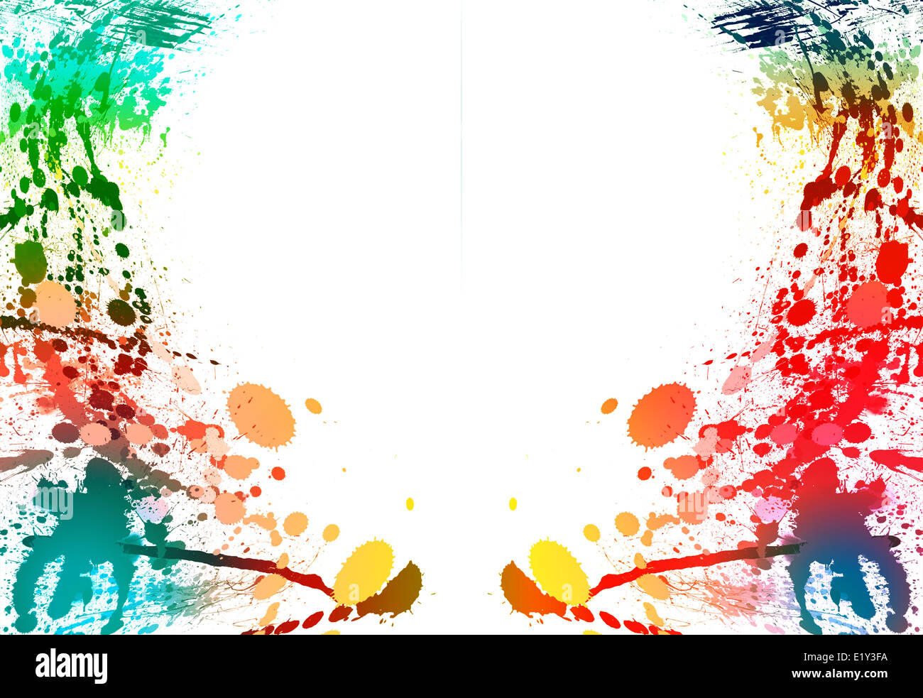 colorful paint splashes background Stock Photo - Alamy