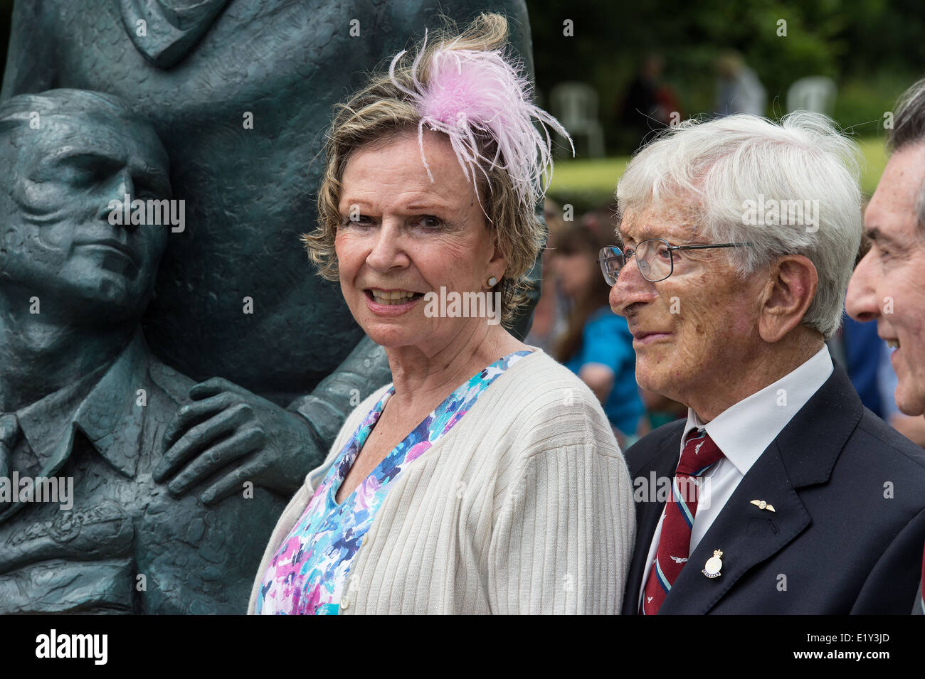 Adonia Montford Bebb, McIndoe's daughter with Dr. Sandy Saunders Stock ...