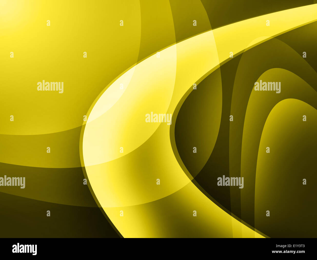yellow curve digital background Stock Photo - Alamy