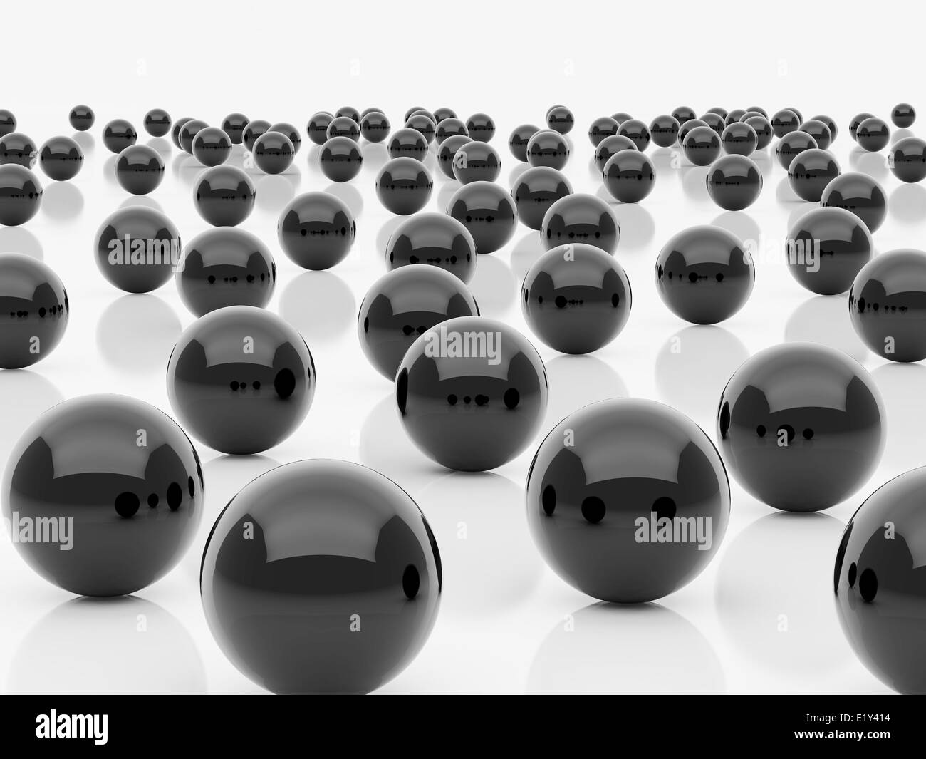 Black spheres Black and White Stock Photos & Images - Alamy