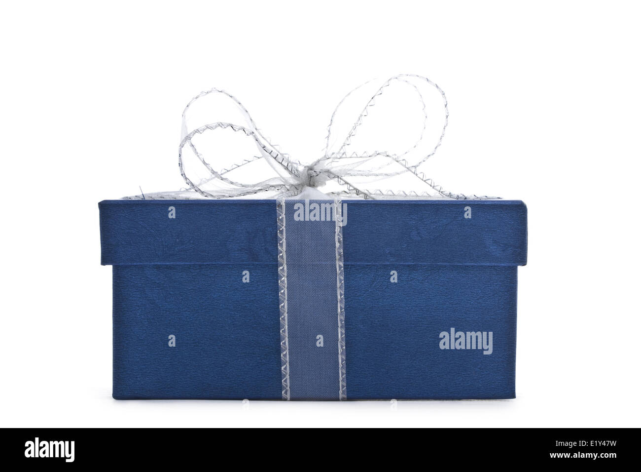 blue gift box Stock Photo - Alamy