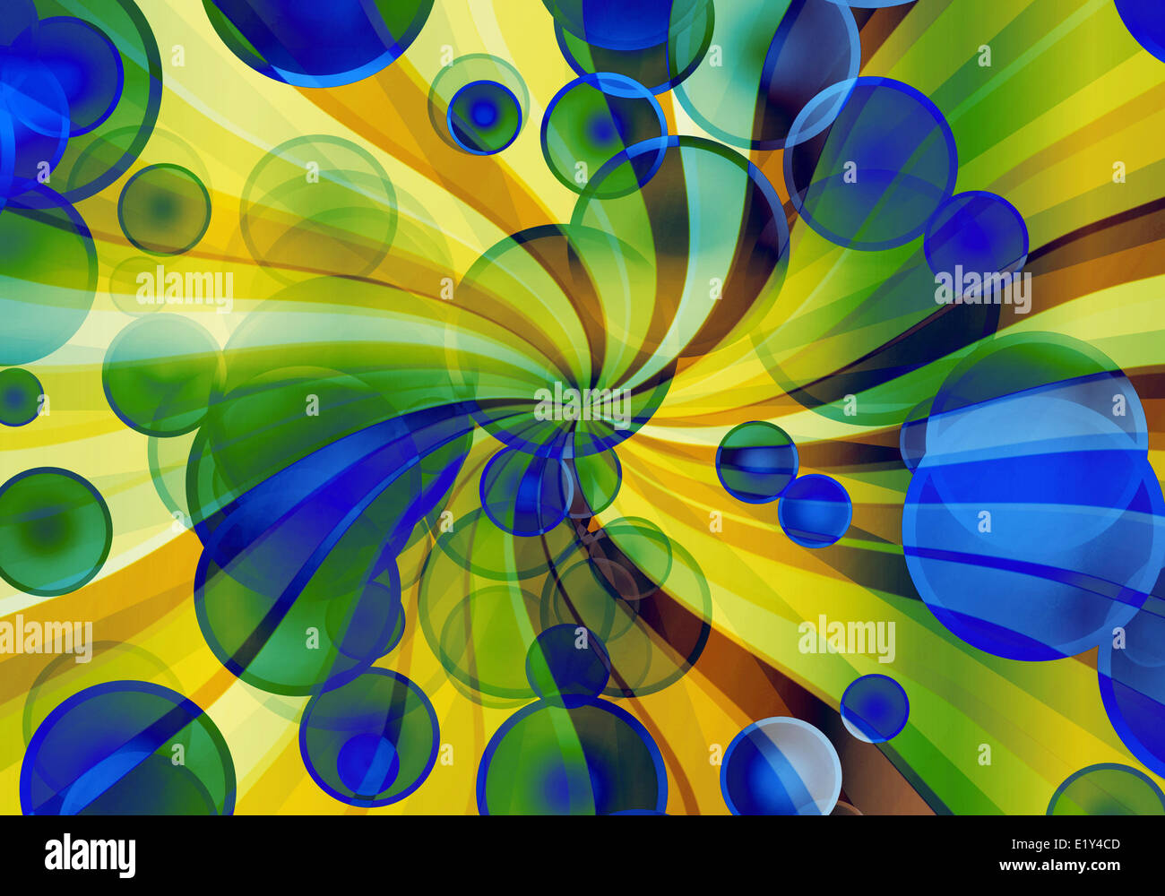 blue and yellow retro background Stock Photo - Alamy