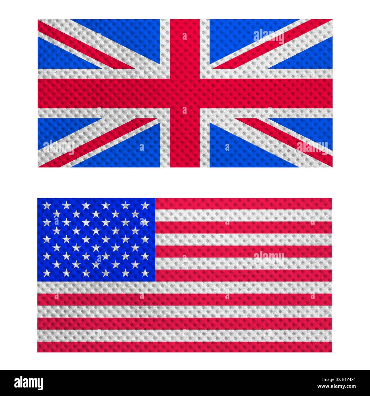 Uk and us flag Cut Out Stock Images & Pictures - Alamy