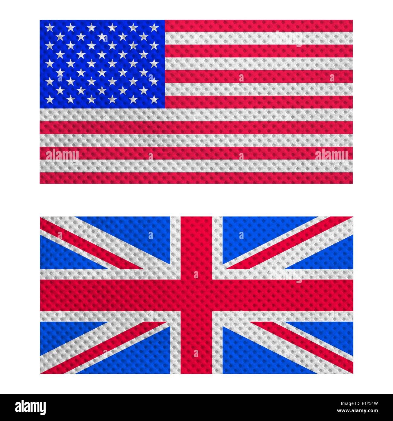 UK and USA flag Stock Photo - Alamy