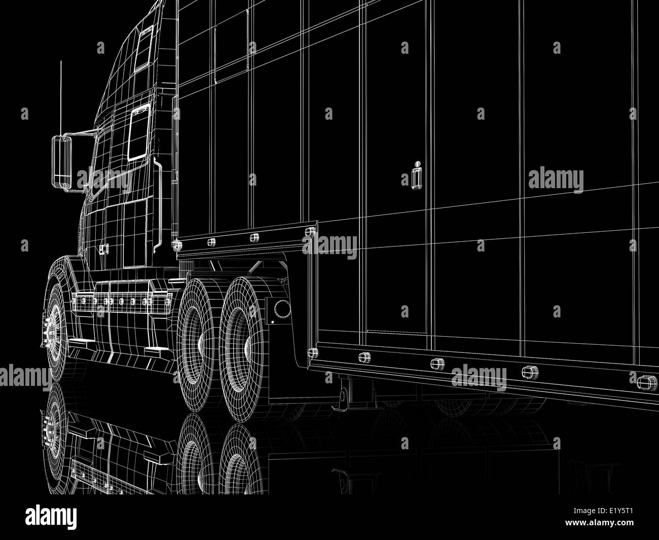 Lorry mirror Black and White Stock Photos & Images - Alamy