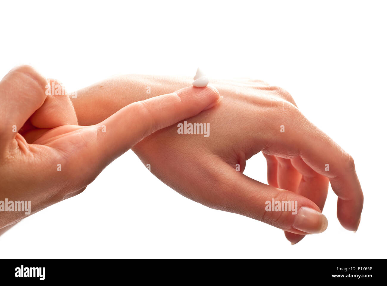 Finger cream hi-res stock photography and images - Alamy