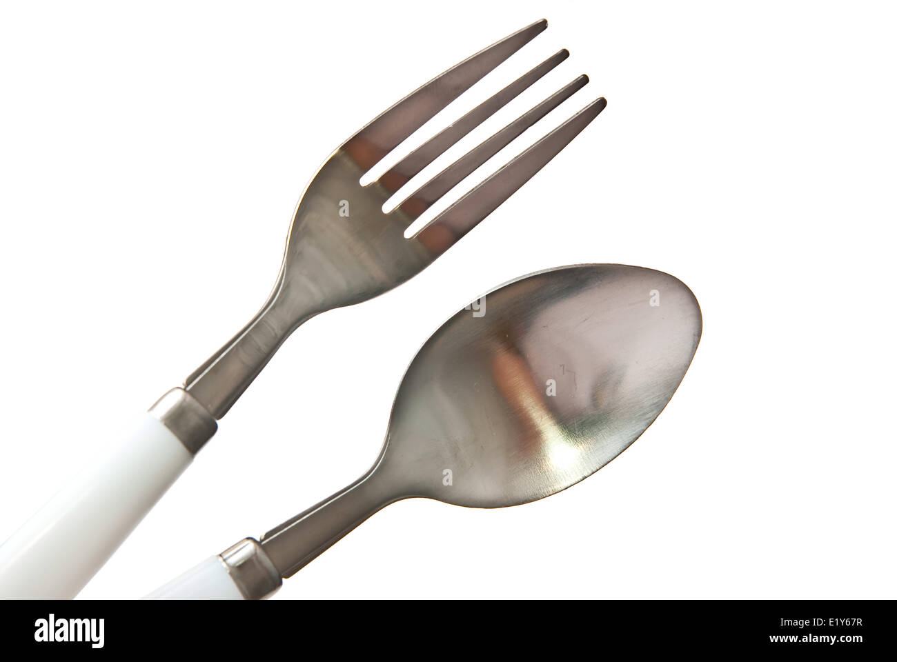 Fork and spoon Stock Photo - Alamy