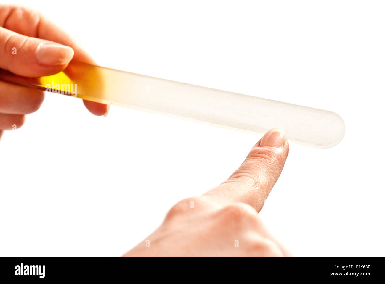 File and hand Stock Photo - Alamy