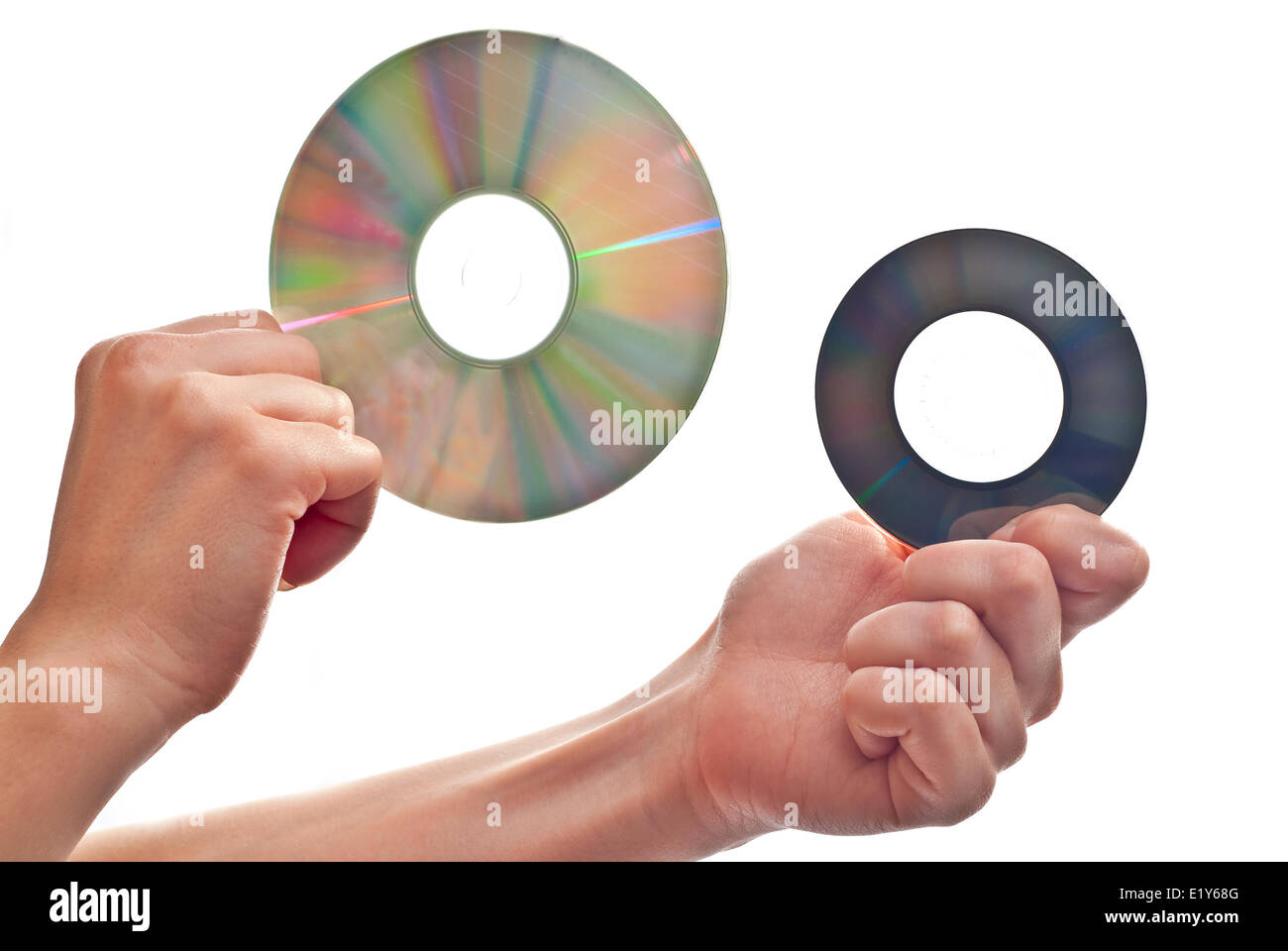 Cds holding hi-res stock photography and images - Alamy