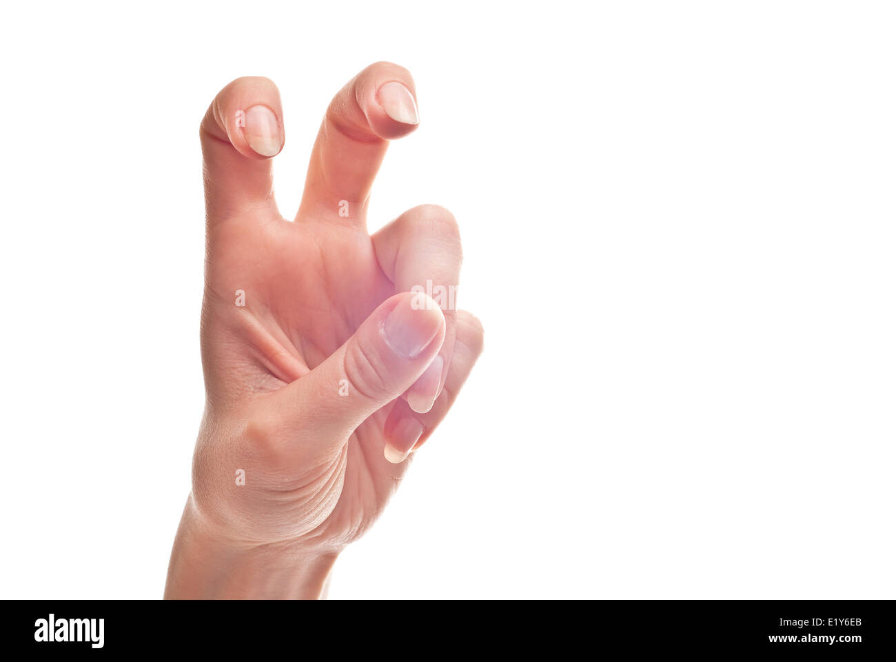 Women hand palm up Cut Out Stock Images & Pictures - Alamy