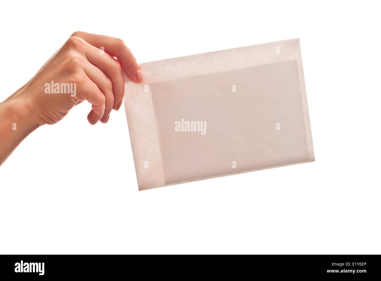 Holding out envelope hi-res stock photography and images - Alamy