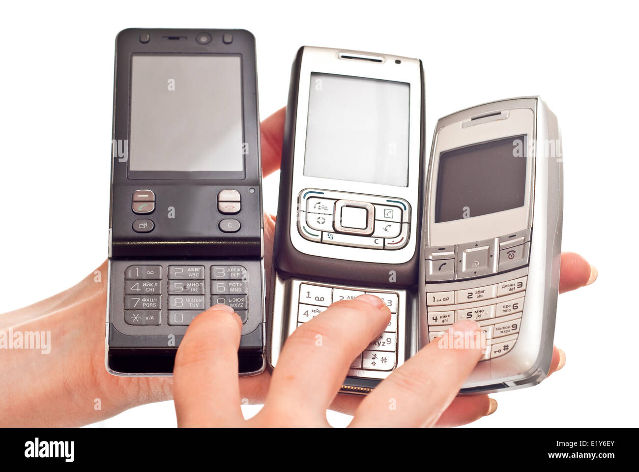 Push button phones hi-res stock photography and images - Alamy