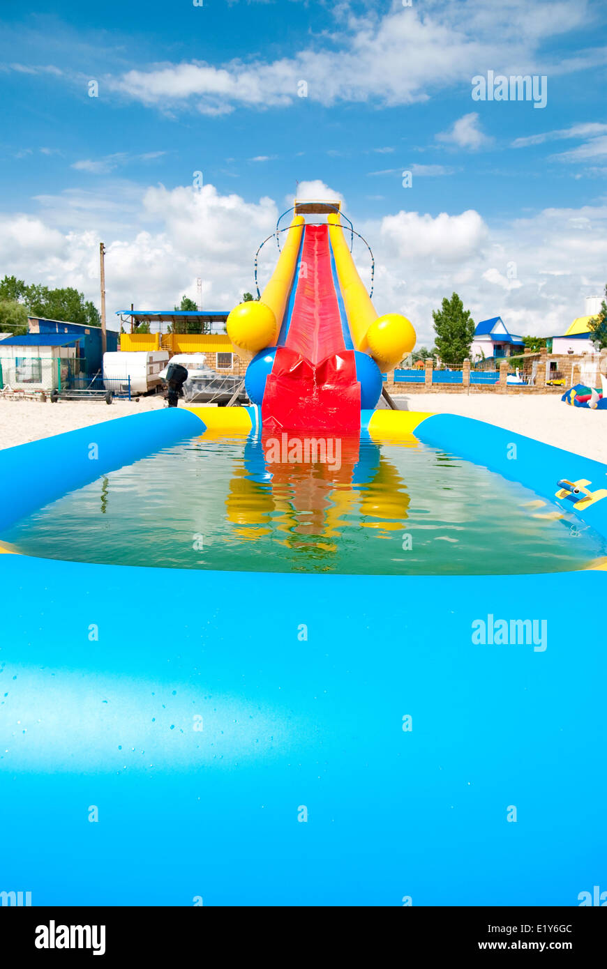 Swimming pool tube slide hi-res stock photography and images - Alamy
