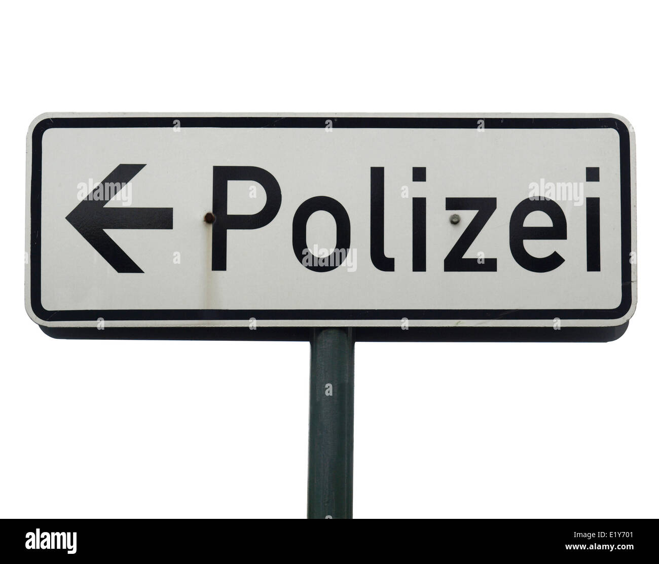 Polizeischild Symbol