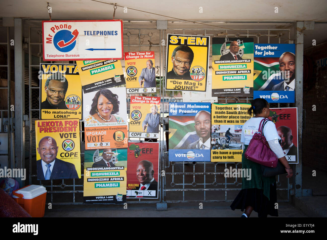 Campaigning in Alexandra Stock Photo - Alamy