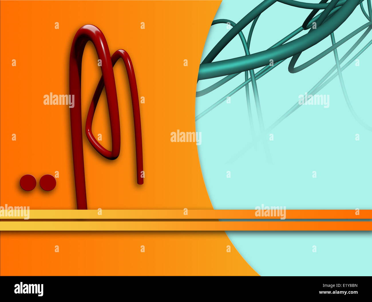 colorful abstract background made in 2d software Stock Photo - Alamy