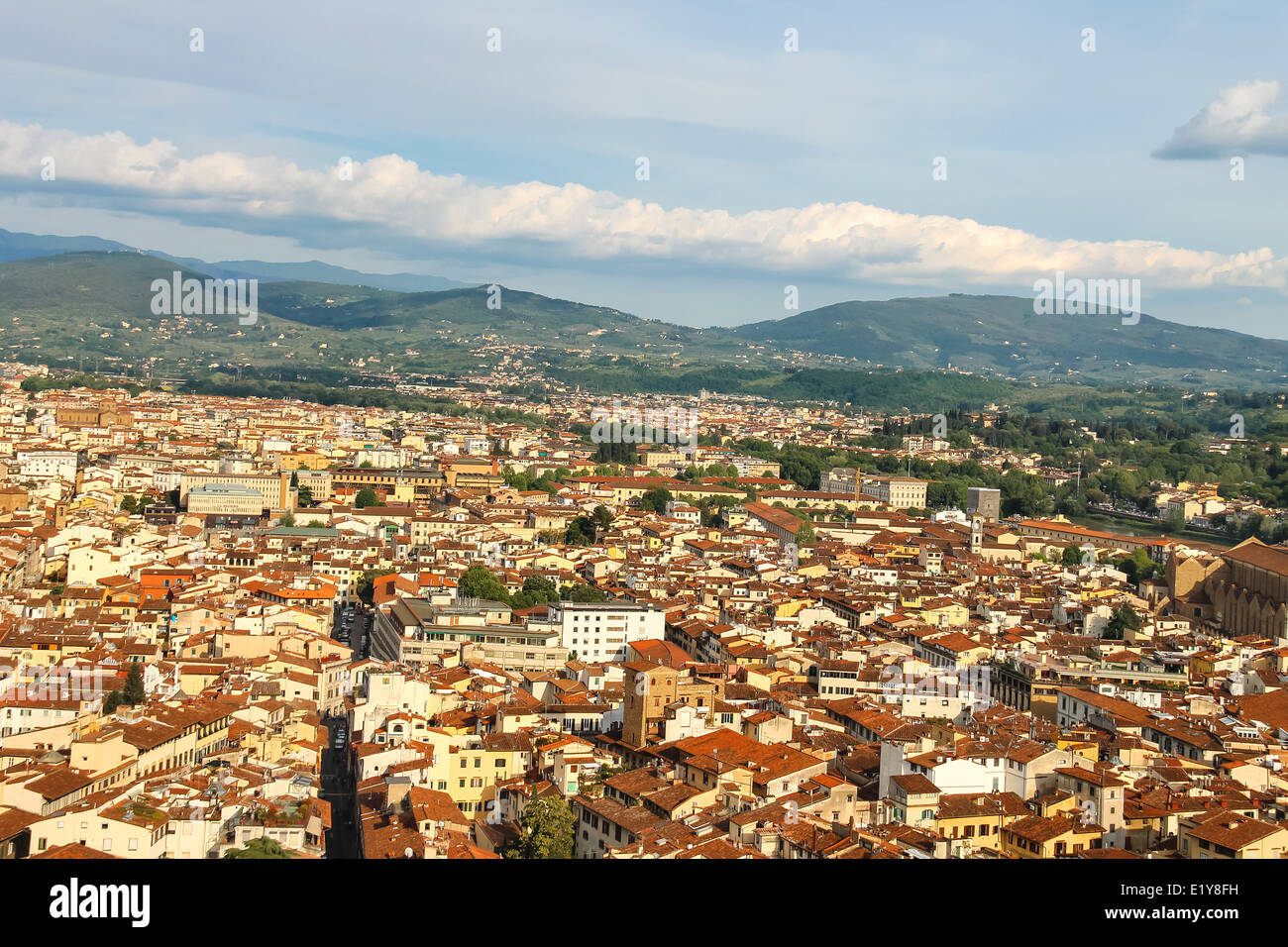 View of the historic center of florence hi-res stock photography and ...