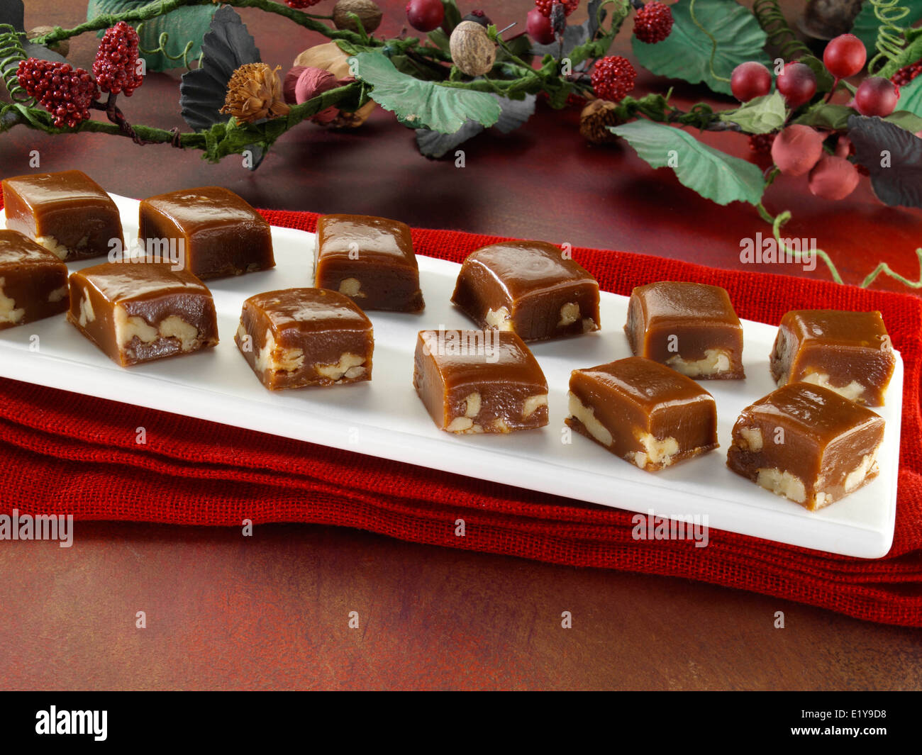 Sticky holiday caramels hi-res stock photography and images - Alamy