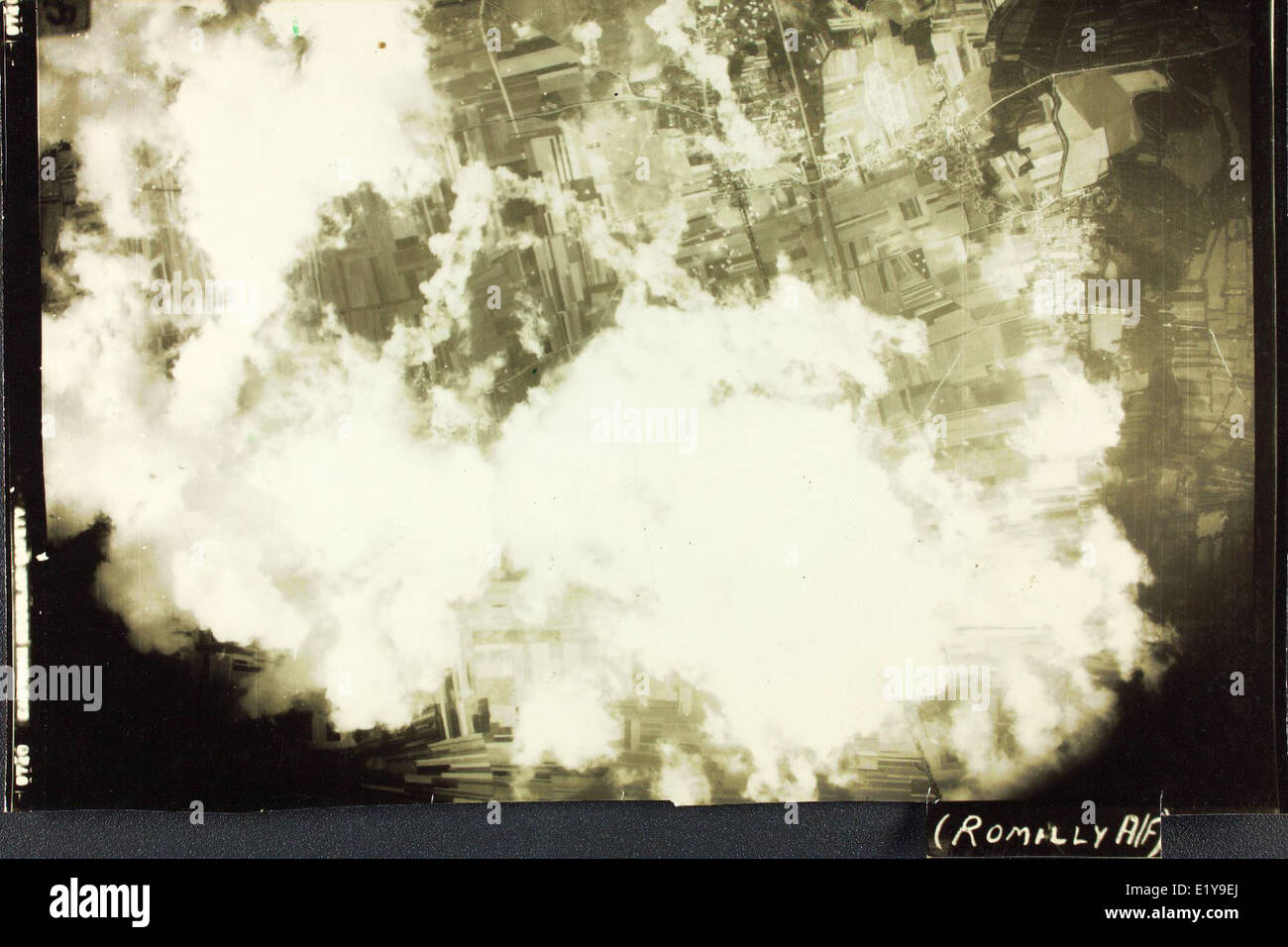 This aerial reconnaissance photo, taken between 1941 and 1945, provides ...