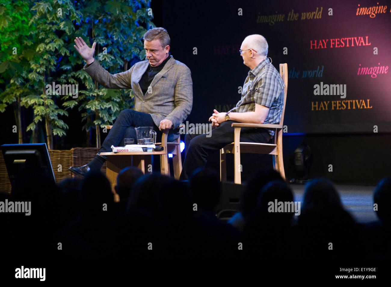 Suggs talking about his early life and years as a musician on stage at ...