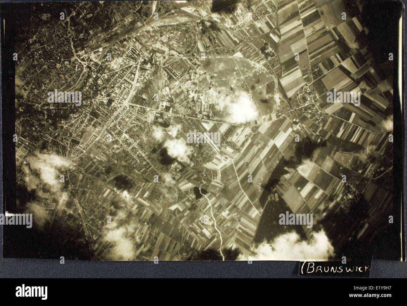 This aerial reconnaissance photo, taken between 1941 and 1945 ...