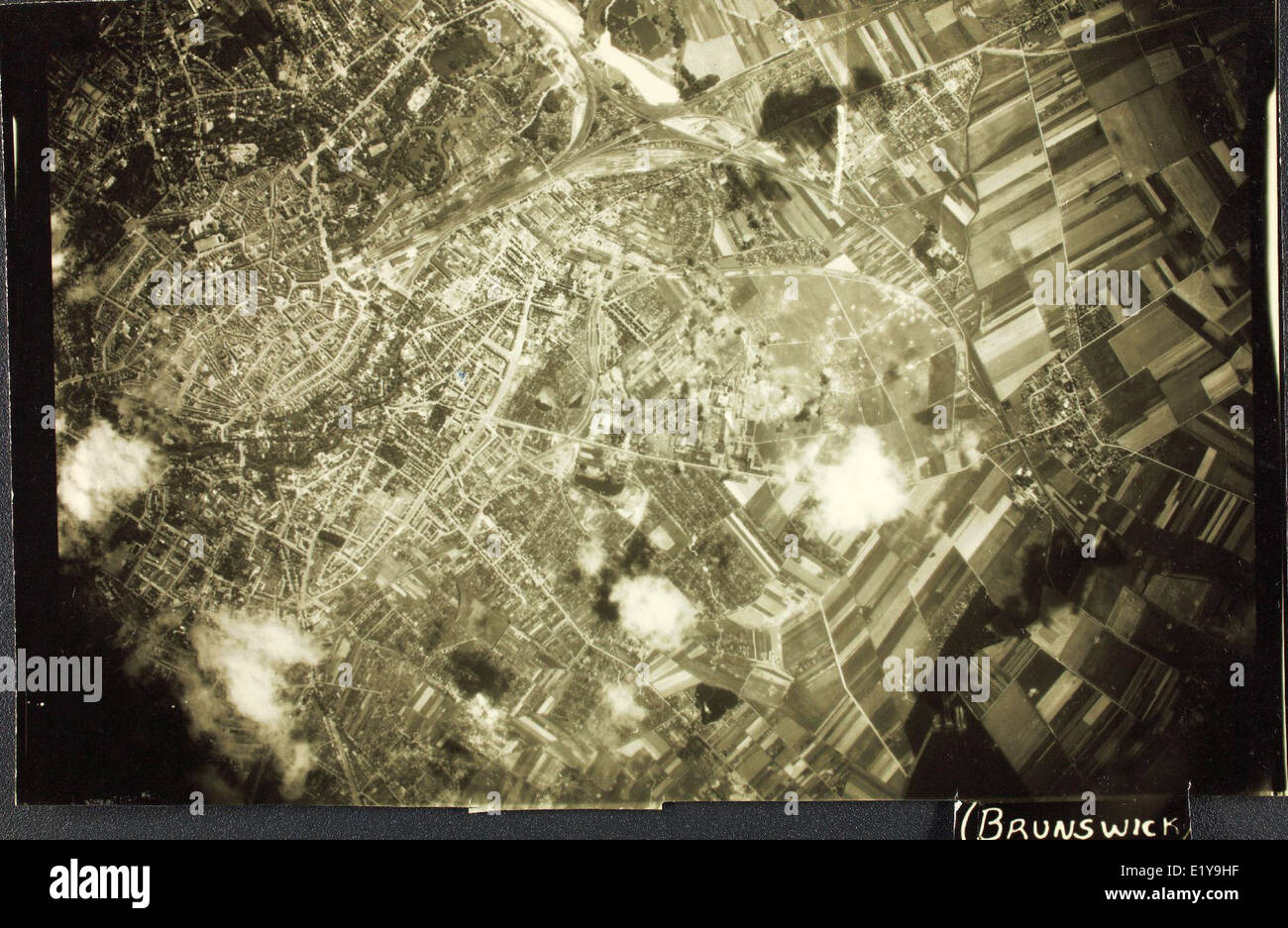 This aerial reconnaissance photo from 1941-1945 captures critical ...