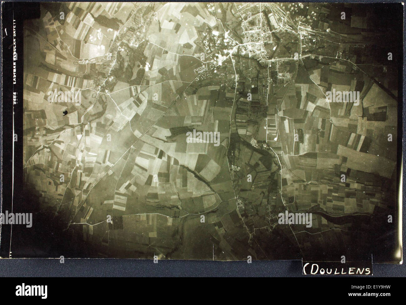 This aerial reconnaissance photo, taken during World War II, captures ...
