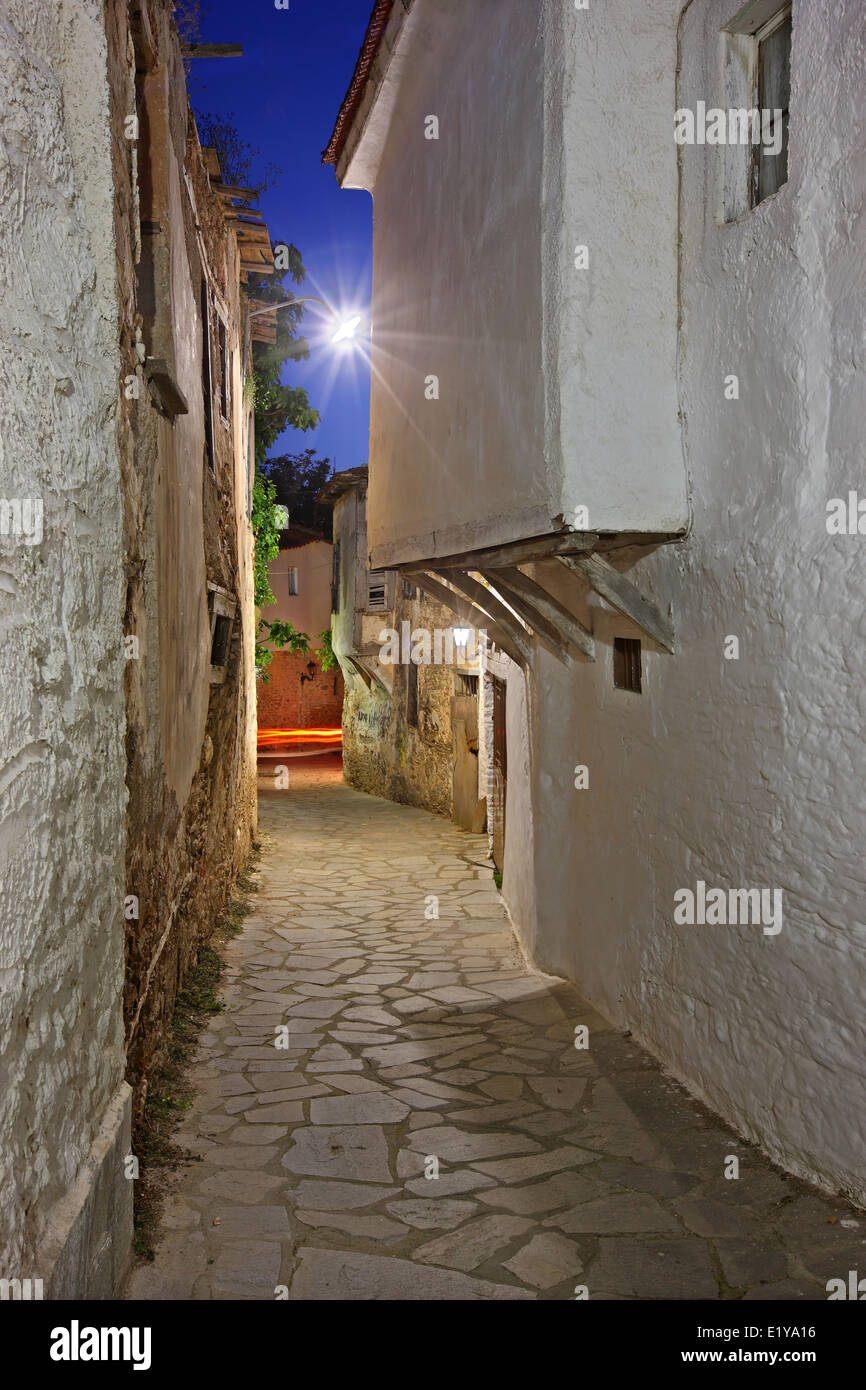 Walking around the picturesque alleys of the old neighborhoods of ...