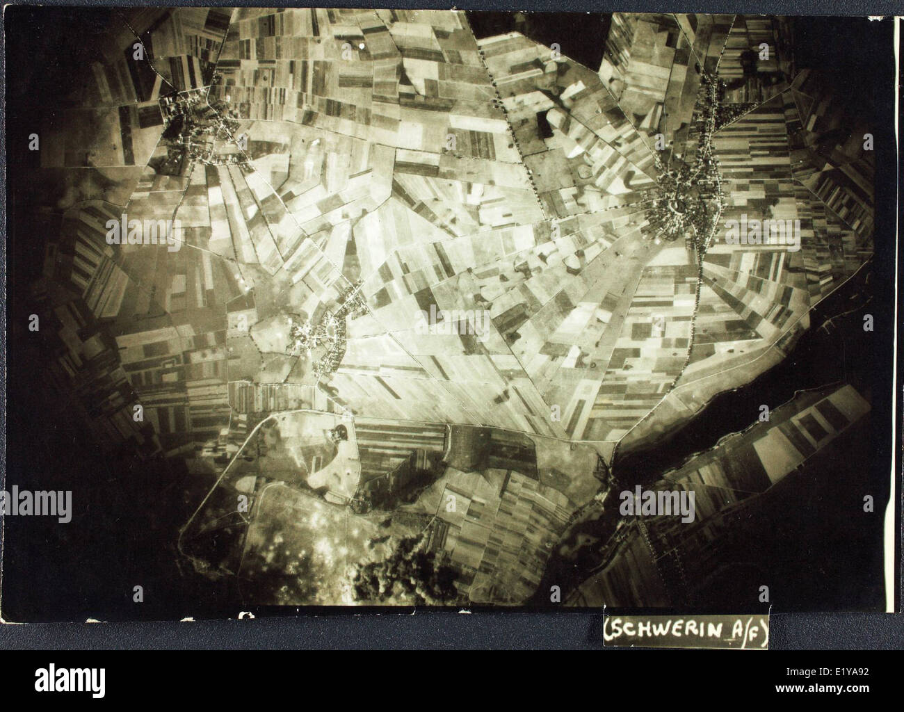 Aerial reconnaissance photos taken during World War II provide valuable ...