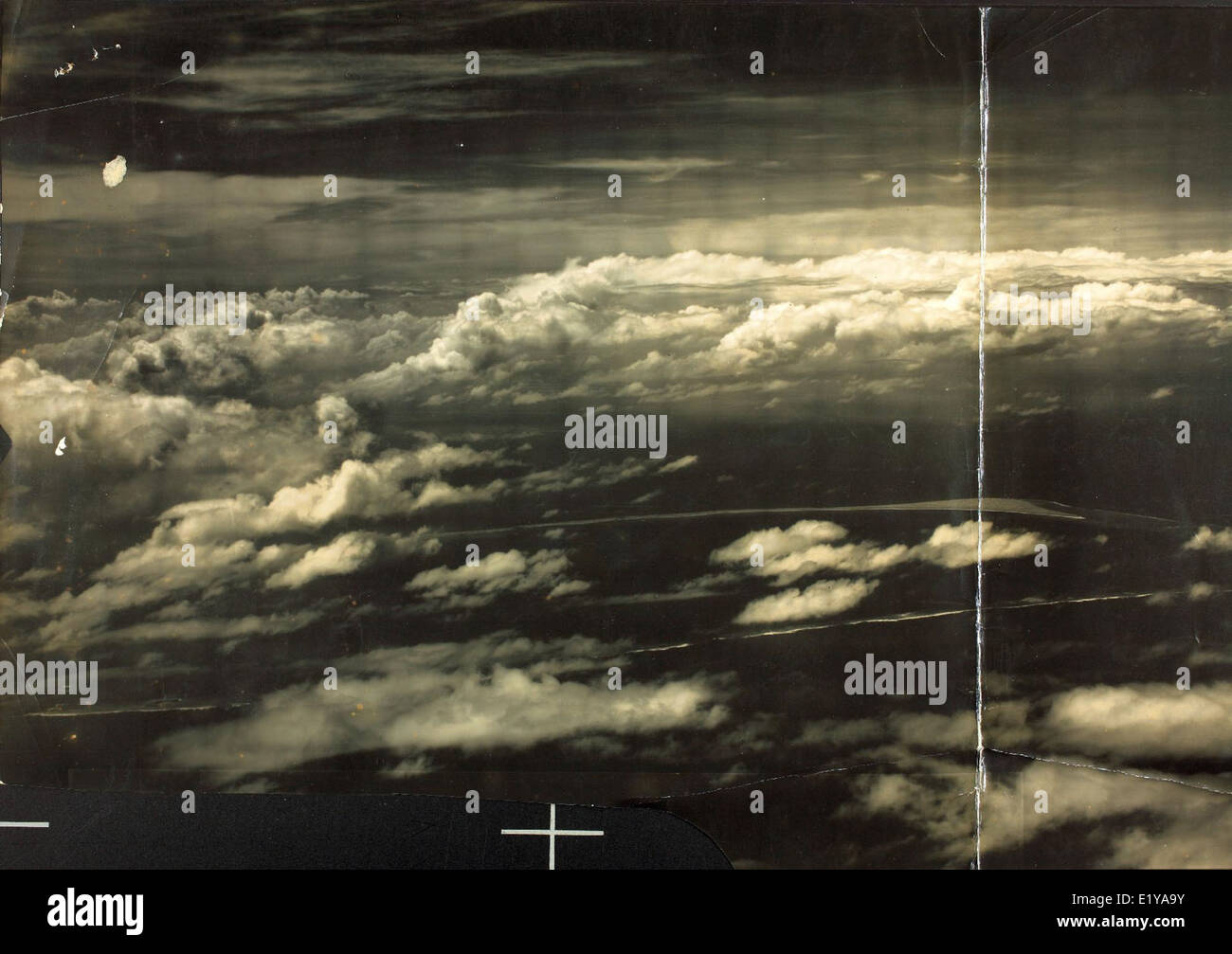 Aerial reconnaissance photo of Arno Atoll taken during World War II ...