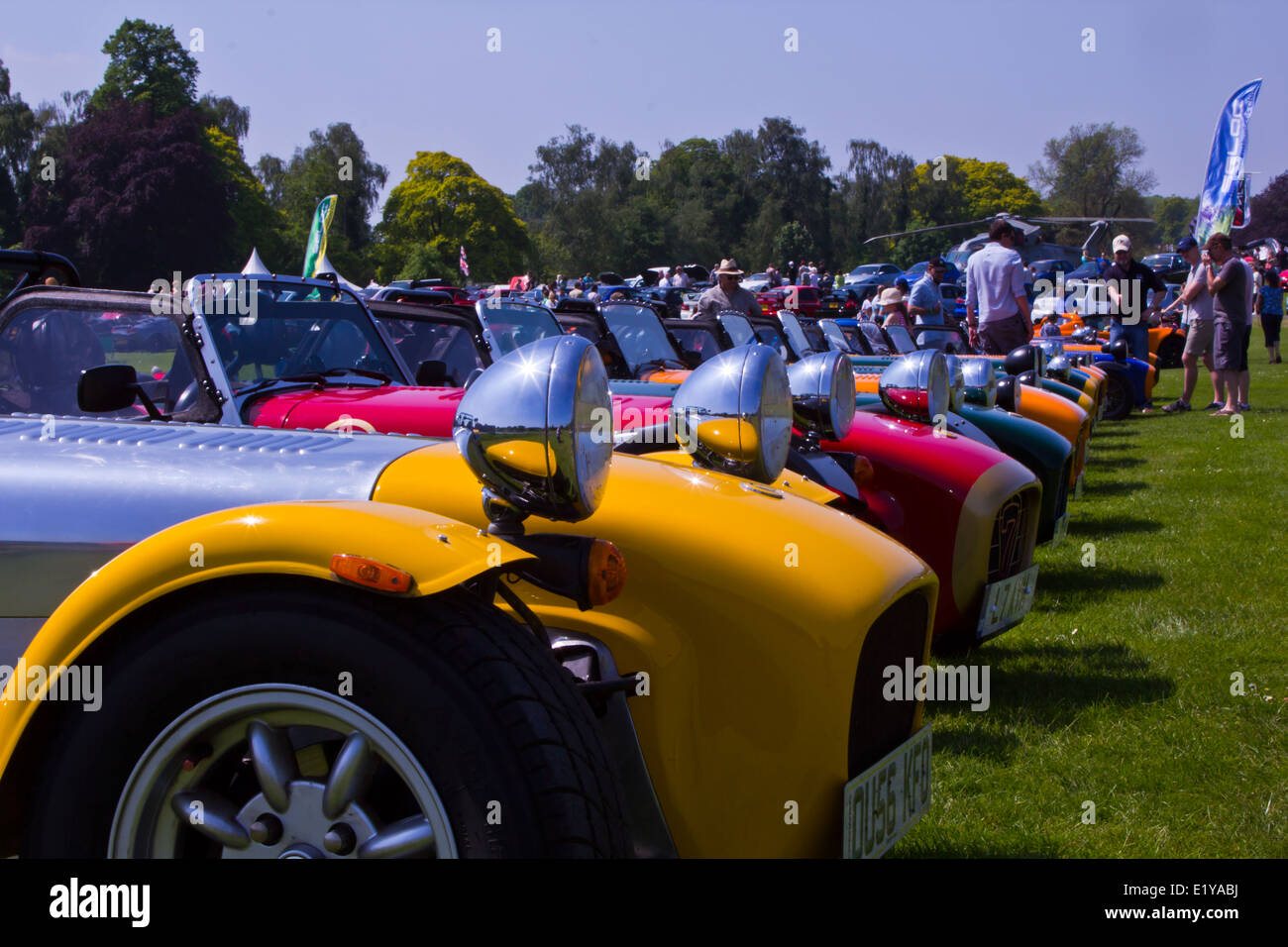 Super-car Siege at Leeds Castle Stock Photo - Alamy