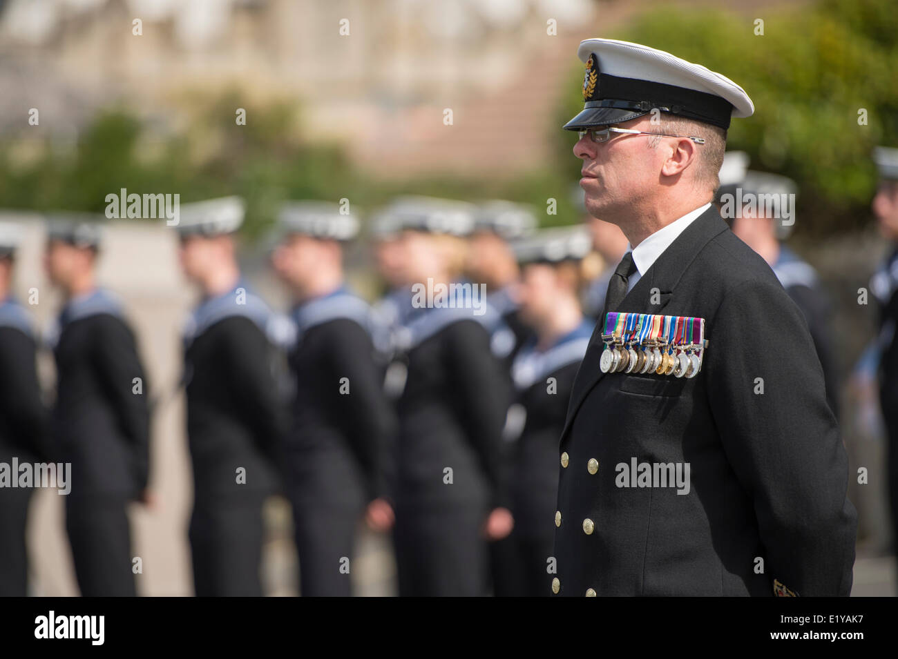 The Annual Freedom of Helston parade, where personnel under the command ...