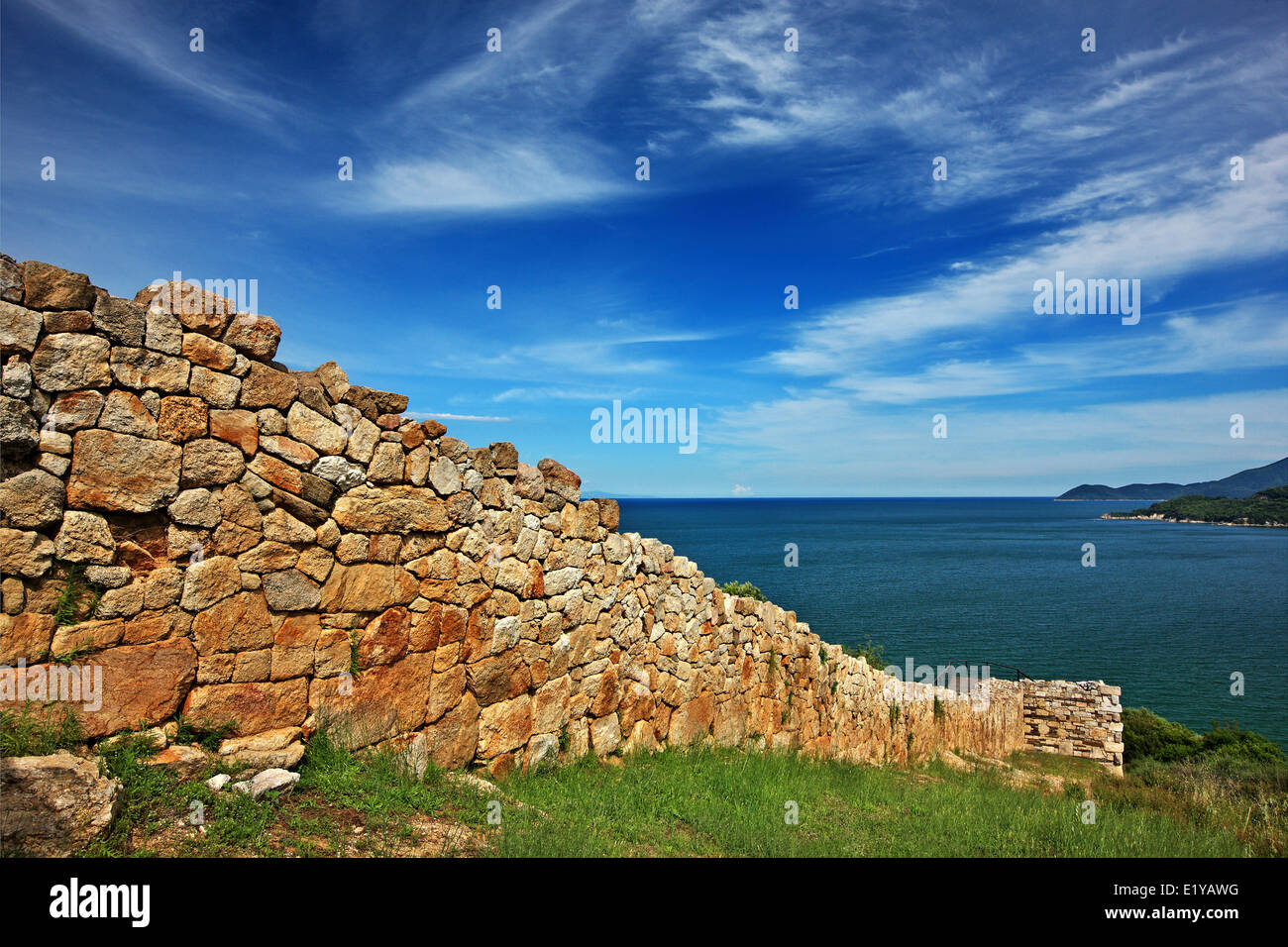 At the archaeological site of Ancient Stageira, birthplace of great ...