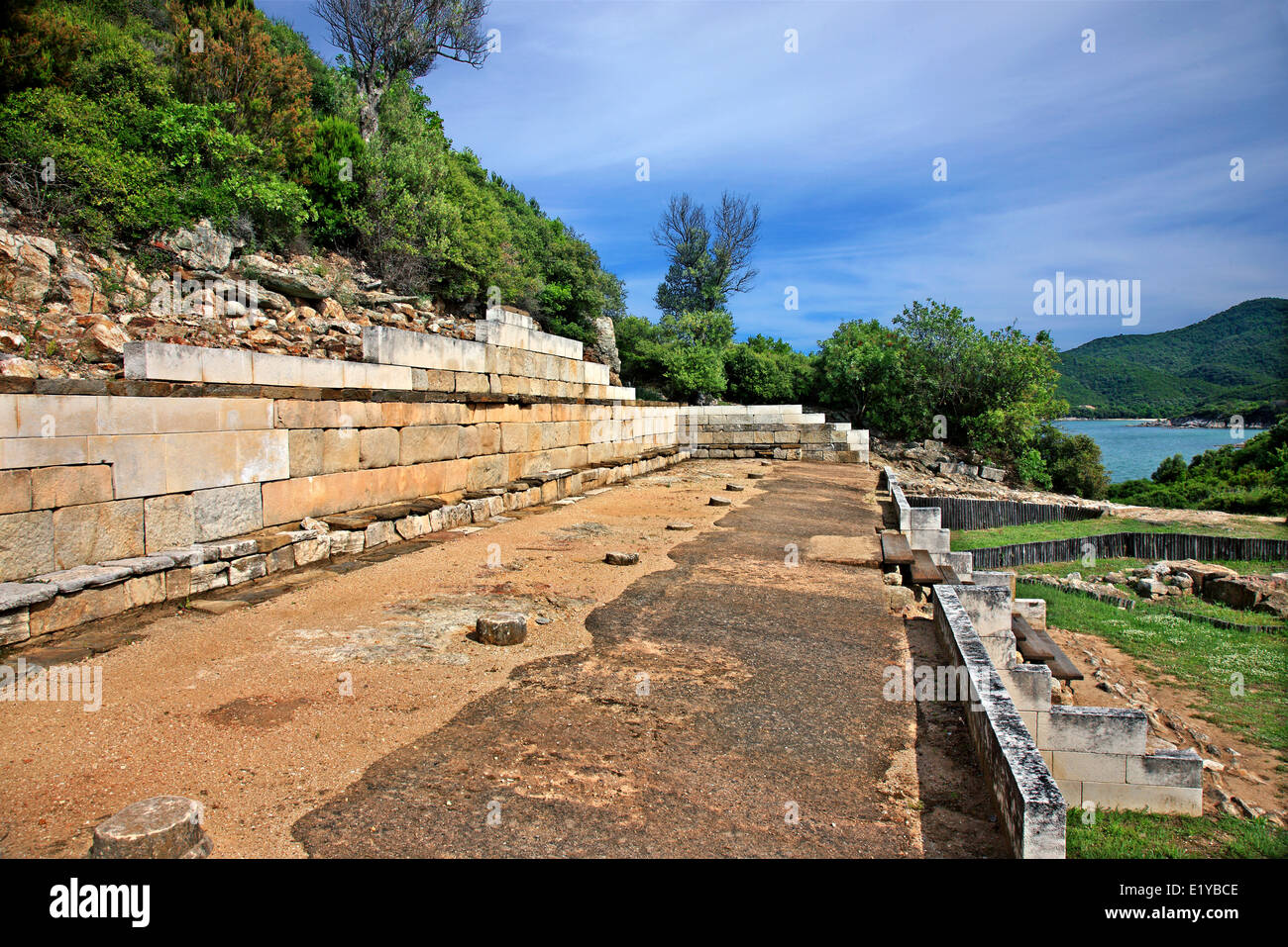 At the archaeological site of Ancient Stageira, birthplace of great ...