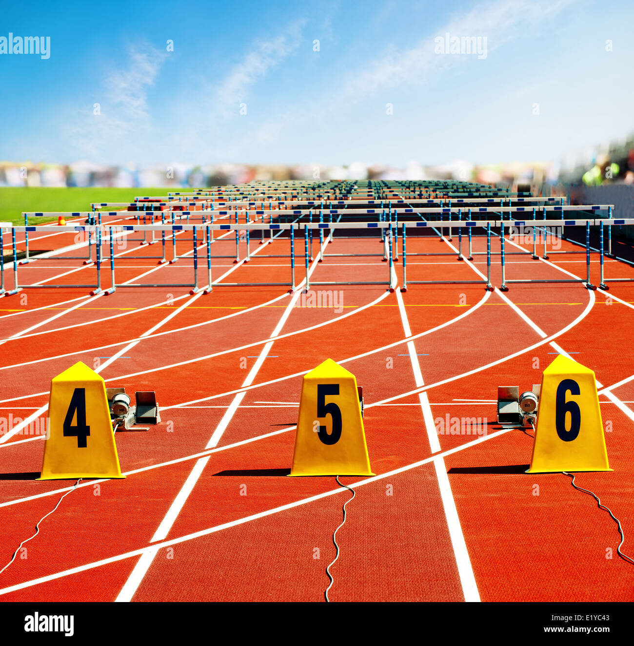 Running stadium hi-res stock photography and images - Alamy