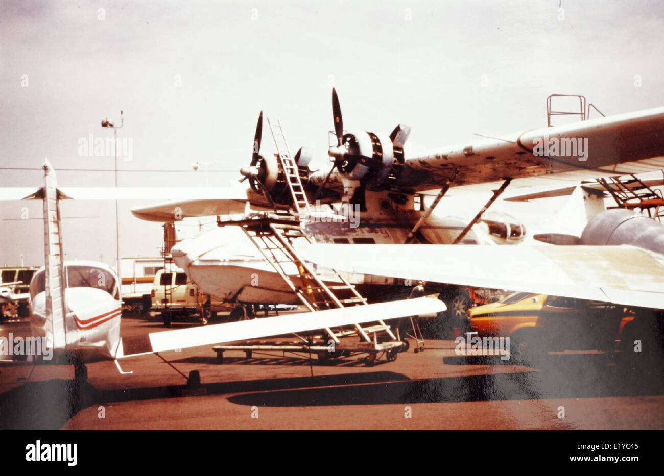 This photograph shows the Consolidated PBY-5A Catalina, a versatile ...