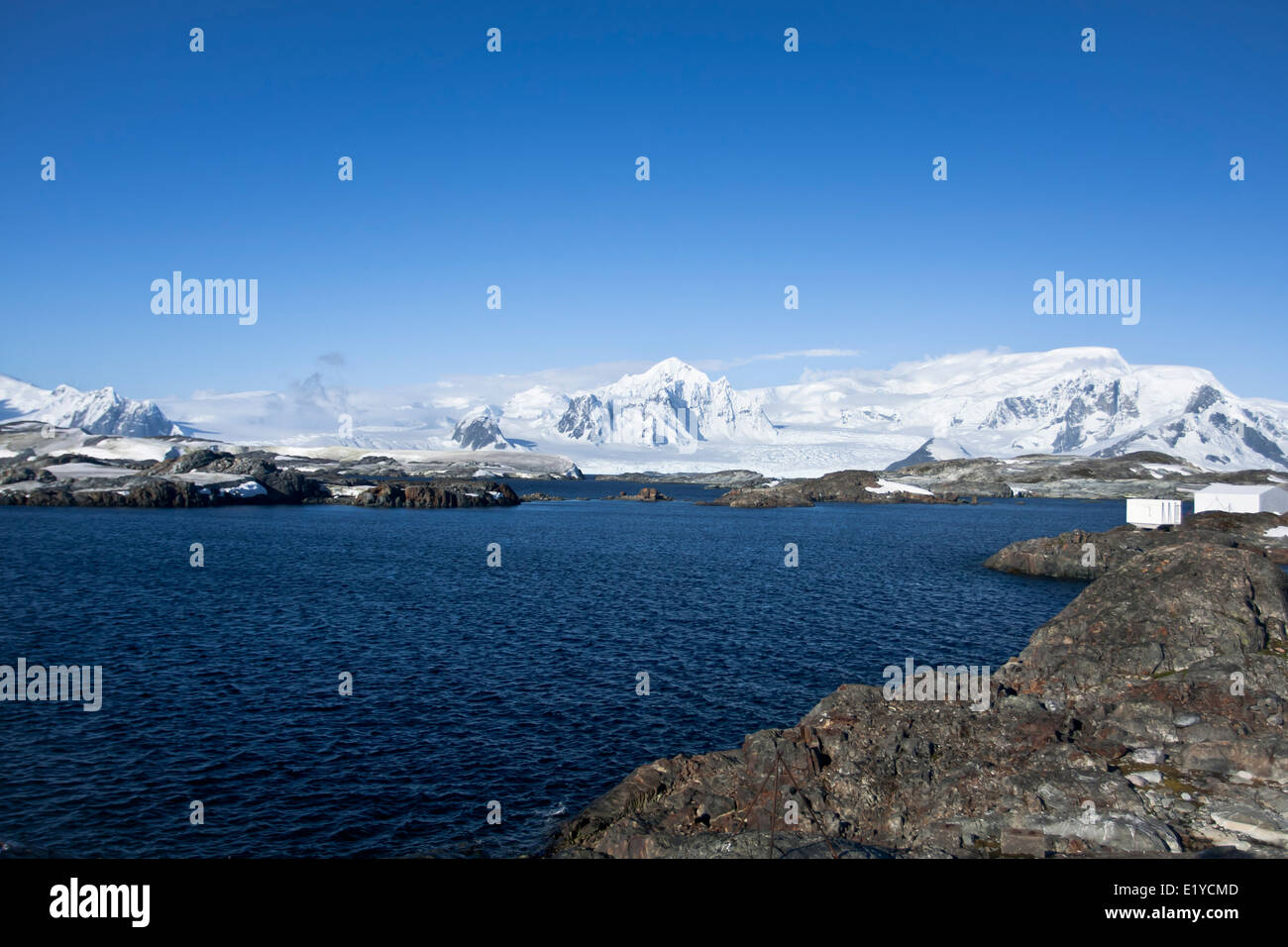 beautiful view of mountains in Antarctica Stock Photo - Alamy
