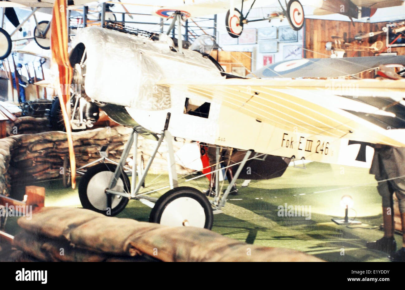 The Fokker E-III Eindecker was a German single-seat monoplane used ...