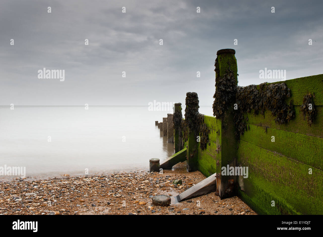 Whitstable, pier, groyne, beach, sea, jetty, seaside, coast England ...
