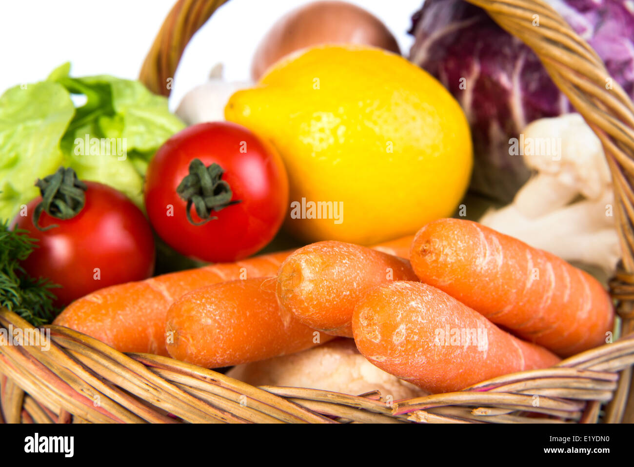 Vegetables carrot potato tomato cabbage hi-res stock photography and ...