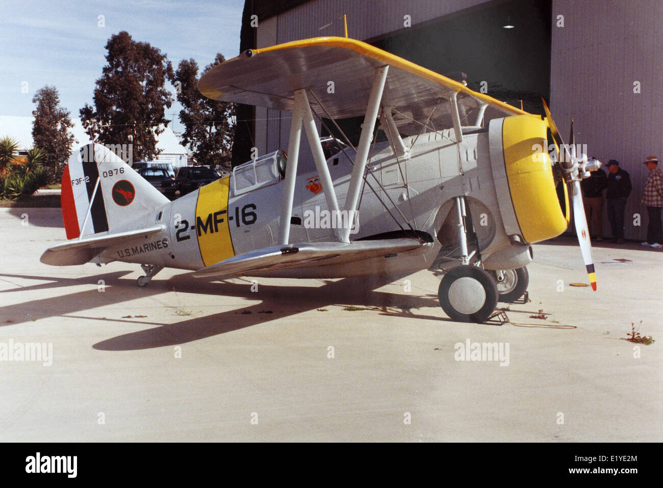 The Grumman F3F-2 was a carrier-based biplane used by the U.S. Navy in ...