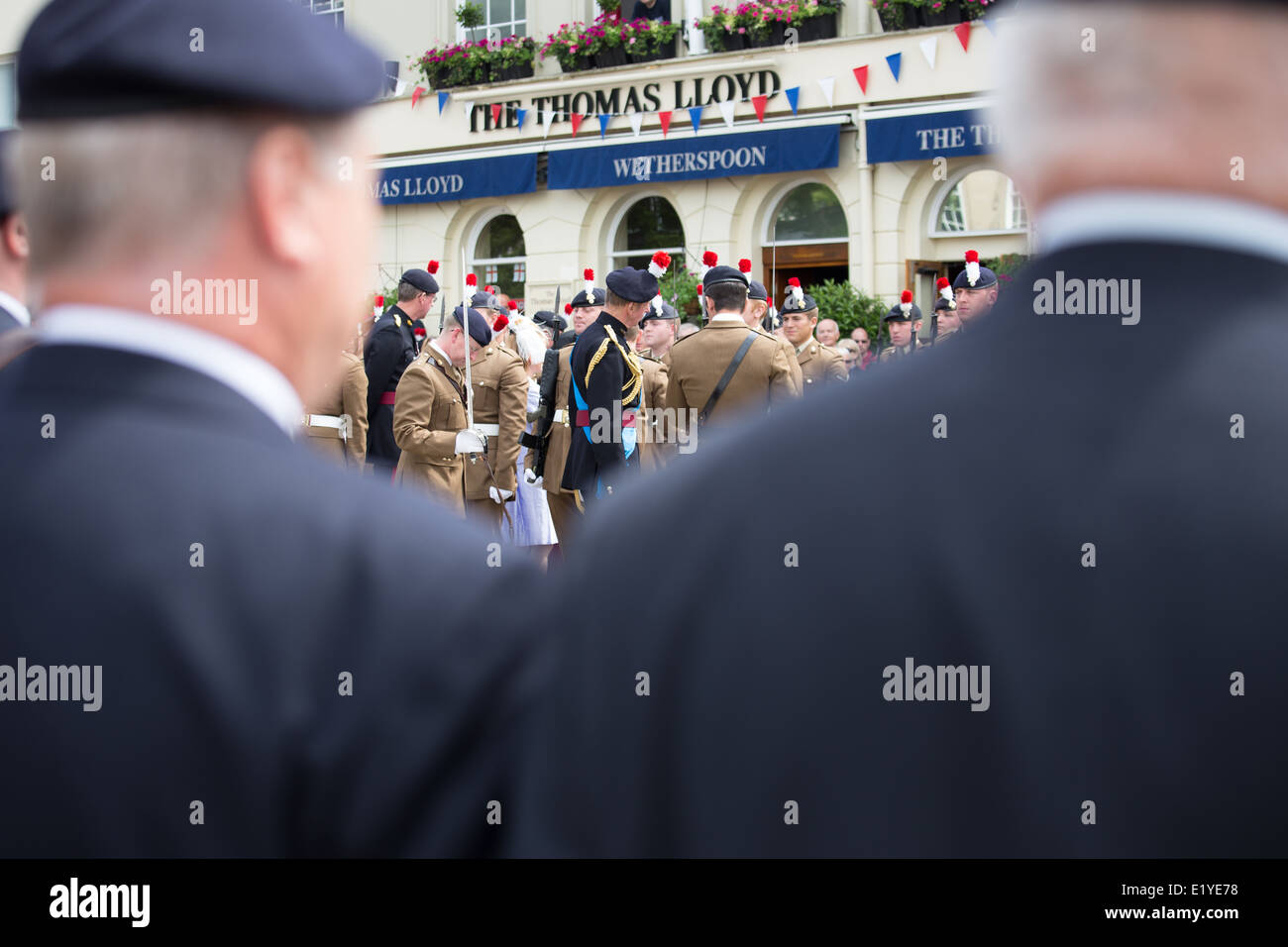 HRH Duke of Kent on a visit to Warwick to honour the Warwickshire ...