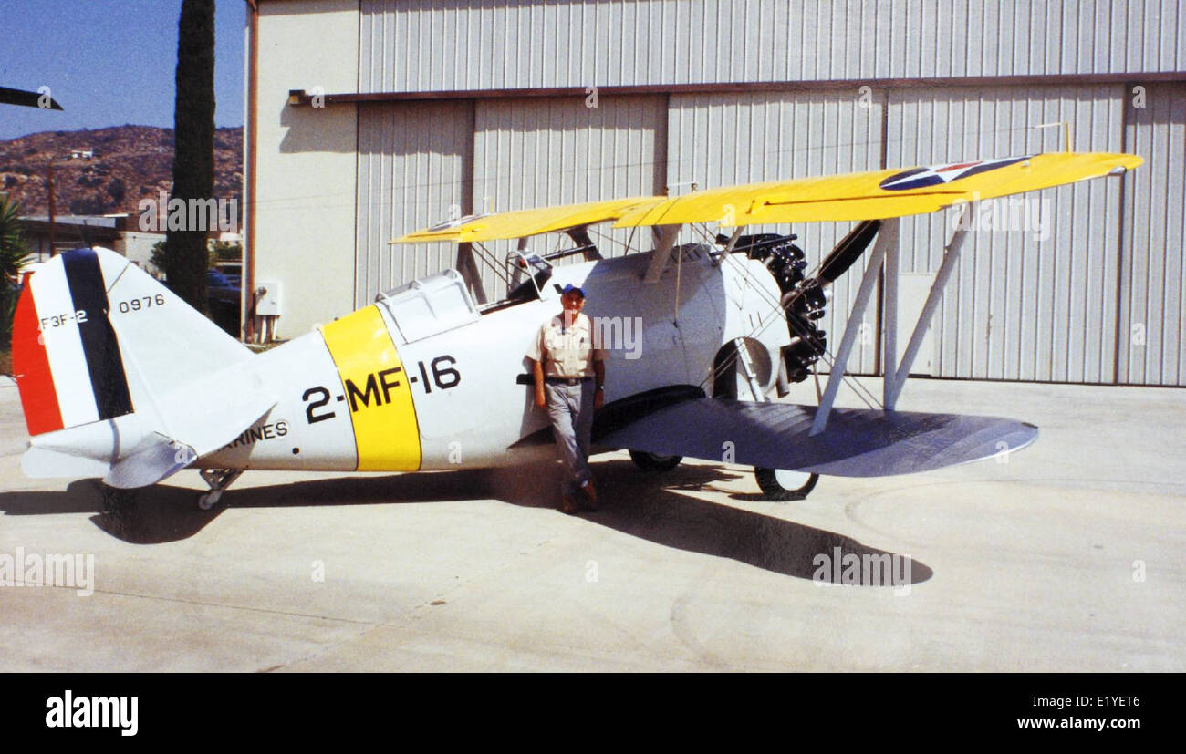 The Grumman F3F-2 was a U.S. Navy biplane fighter used primarily in the ...