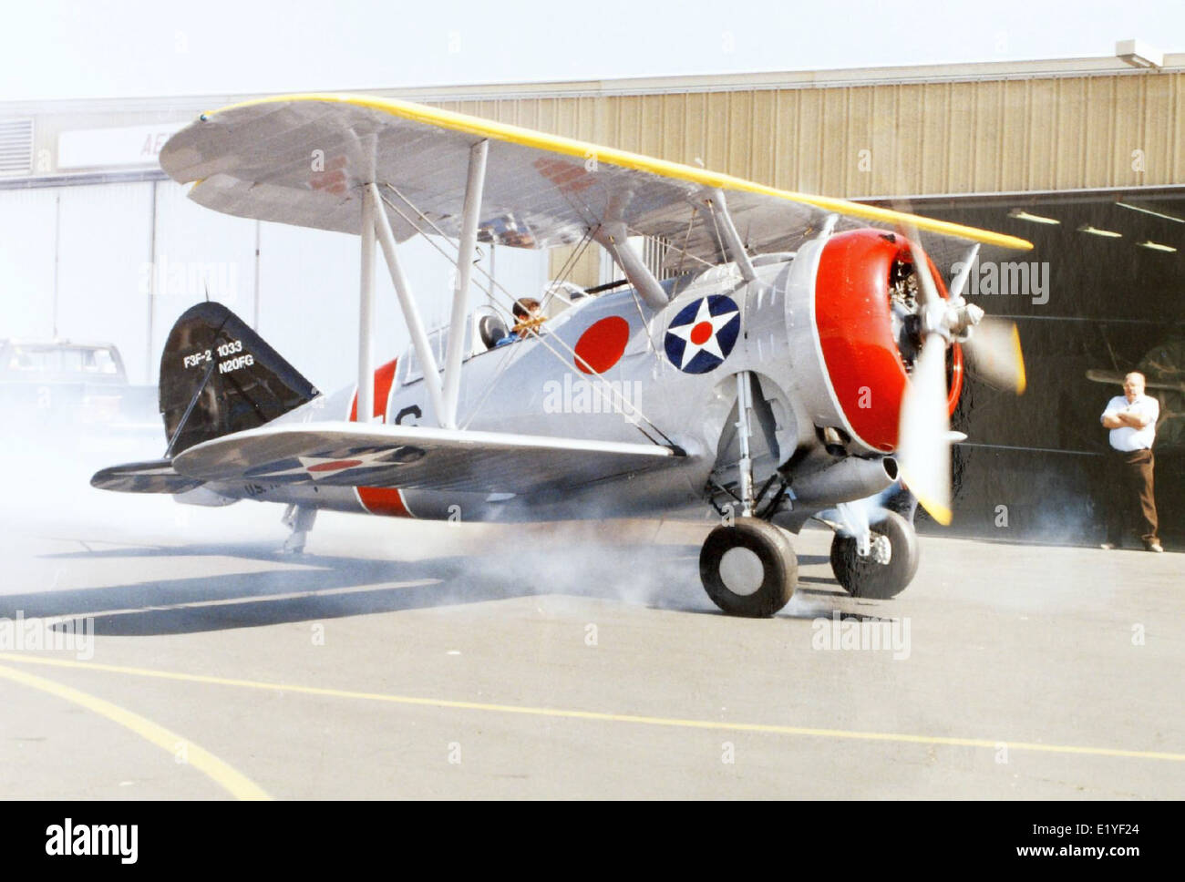 The Grumman F3F-2 was a carrier-based fighter aircraft used by the U.S ...