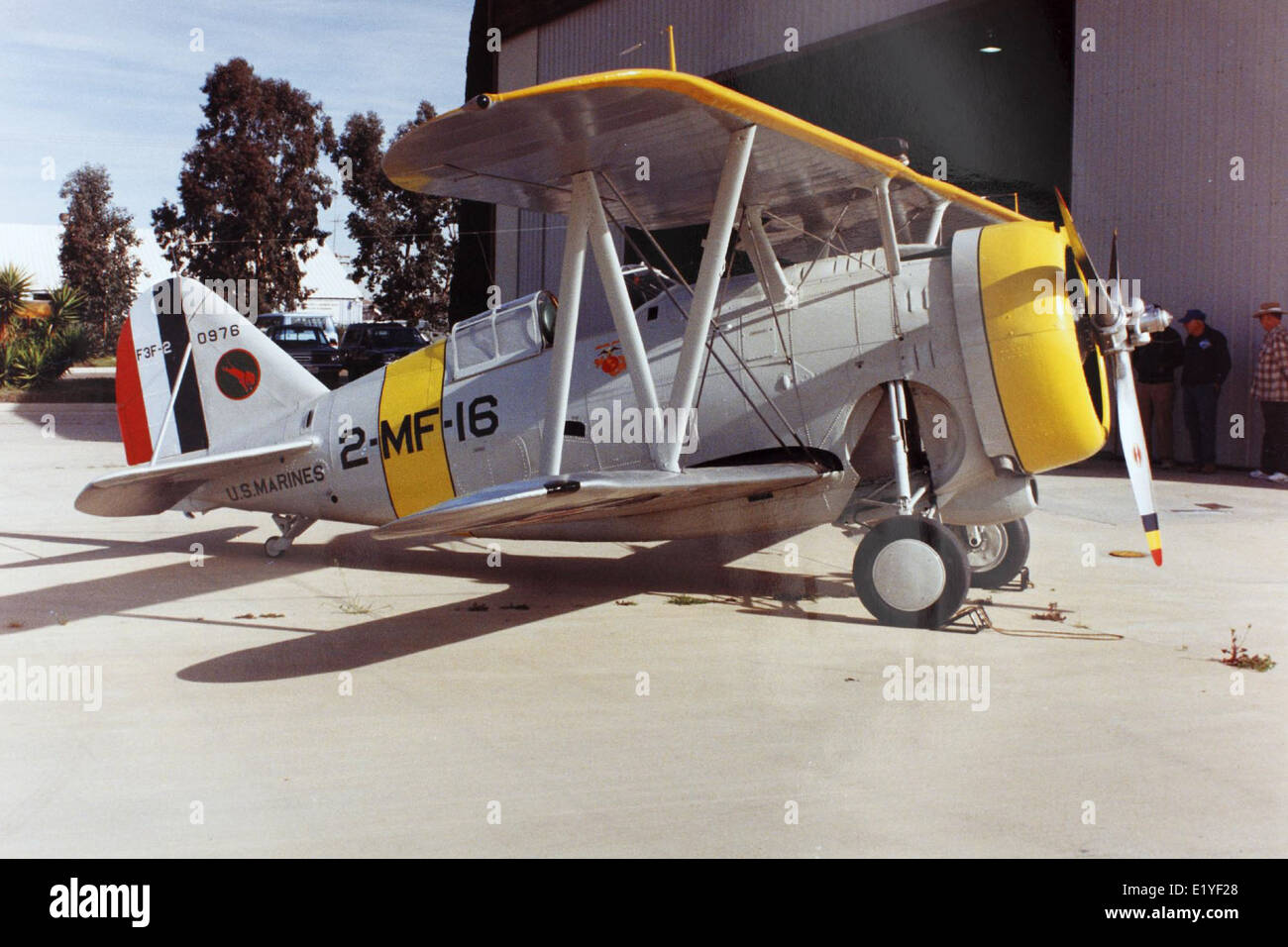 The Grumman F3F-2 was a carrier-based biplane used by the US Navy in ...