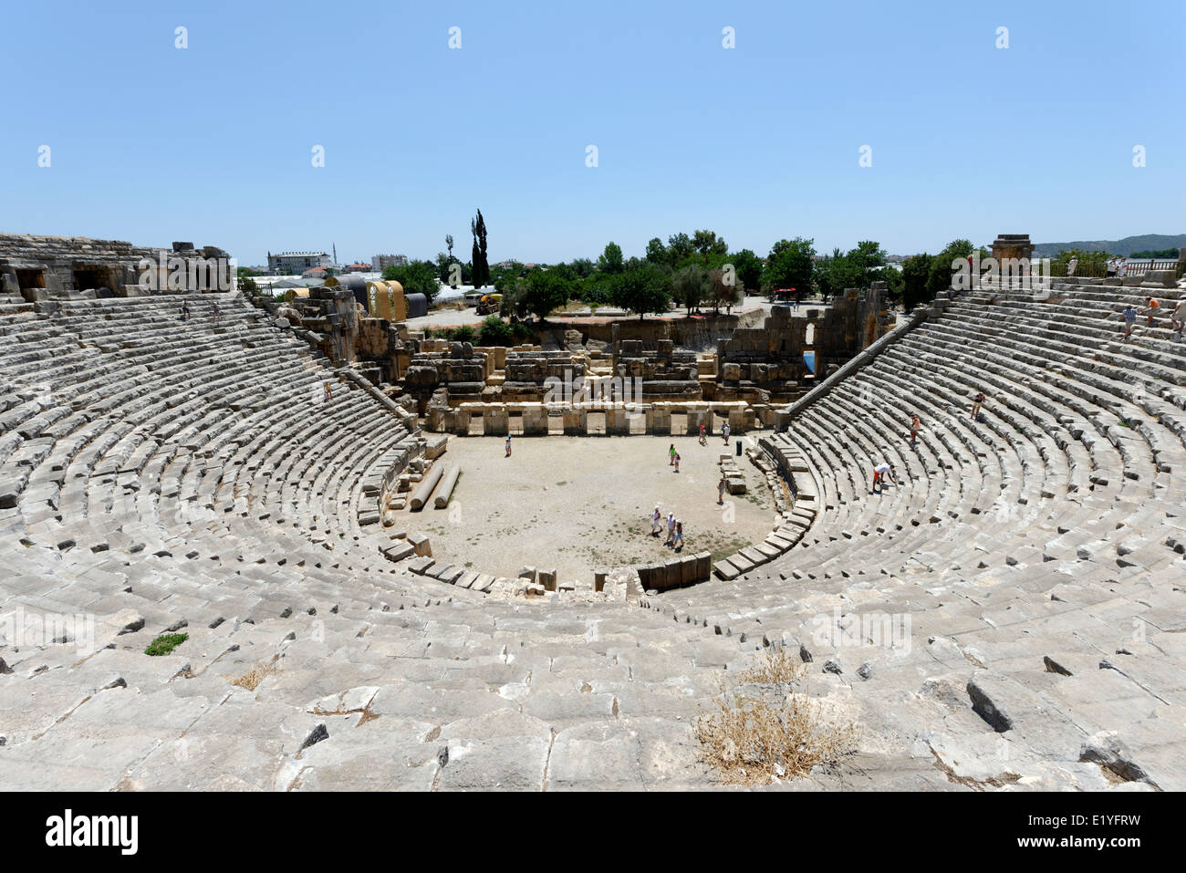 The Roman theatre cavea with a seating capacity of 11,000 – 13,000 ...